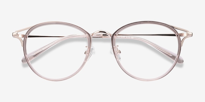 Dazzle - Round Pink Frame Glasses For Women | EyeBuyDirect