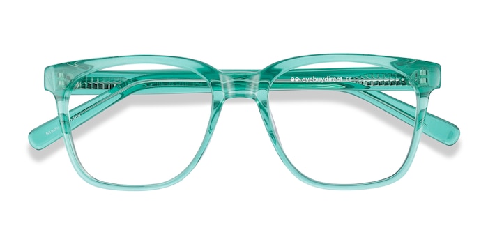 Jamie Rectangle Emerald Green Frame Eyeglasses Eyebuydirect